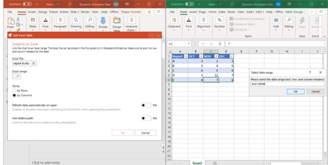 Automatically update PowerPoint Excel links – save time and money