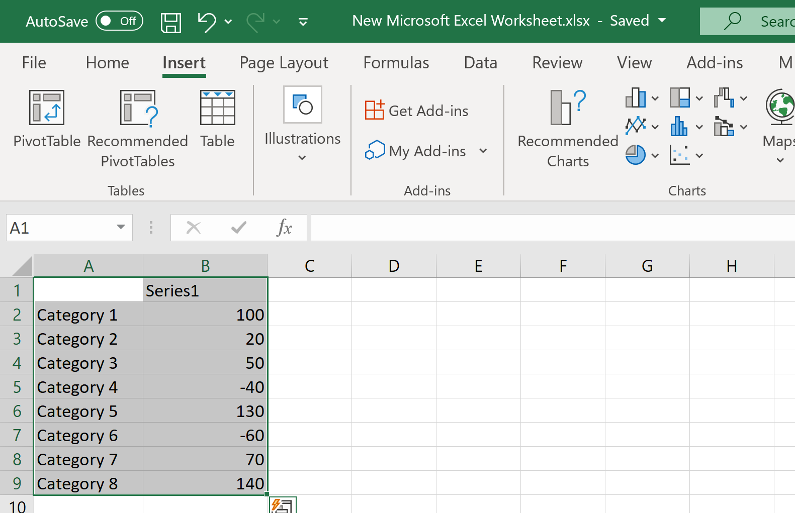 How to create a waterfall chart? A step by step guide