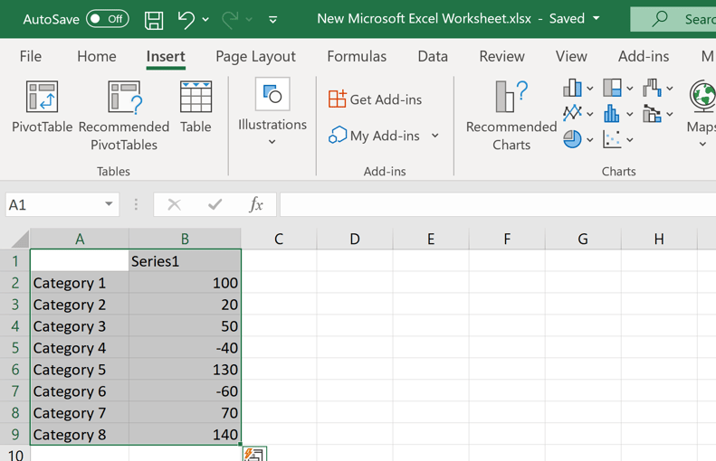 How to create a waterfall chart? A step by step guide