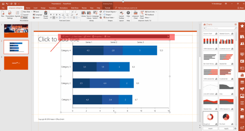 Convert native PowerPoint diagrams to empower® Charts easily