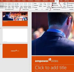 Your own colors in PowerPoint: master color theme and custom colors
