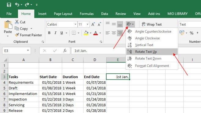 Create a Gantt chart in Excel in 8 steps