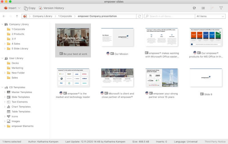 empower®: The PowerPoint add-in for macOS