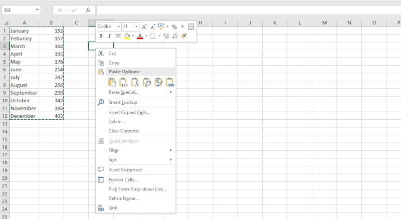 Rotating Excel sheets - How to switch rows and columns