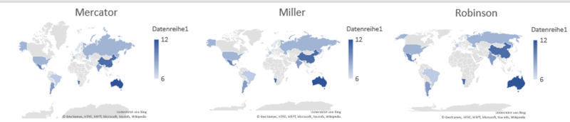 Creating a world map in PowerPoint