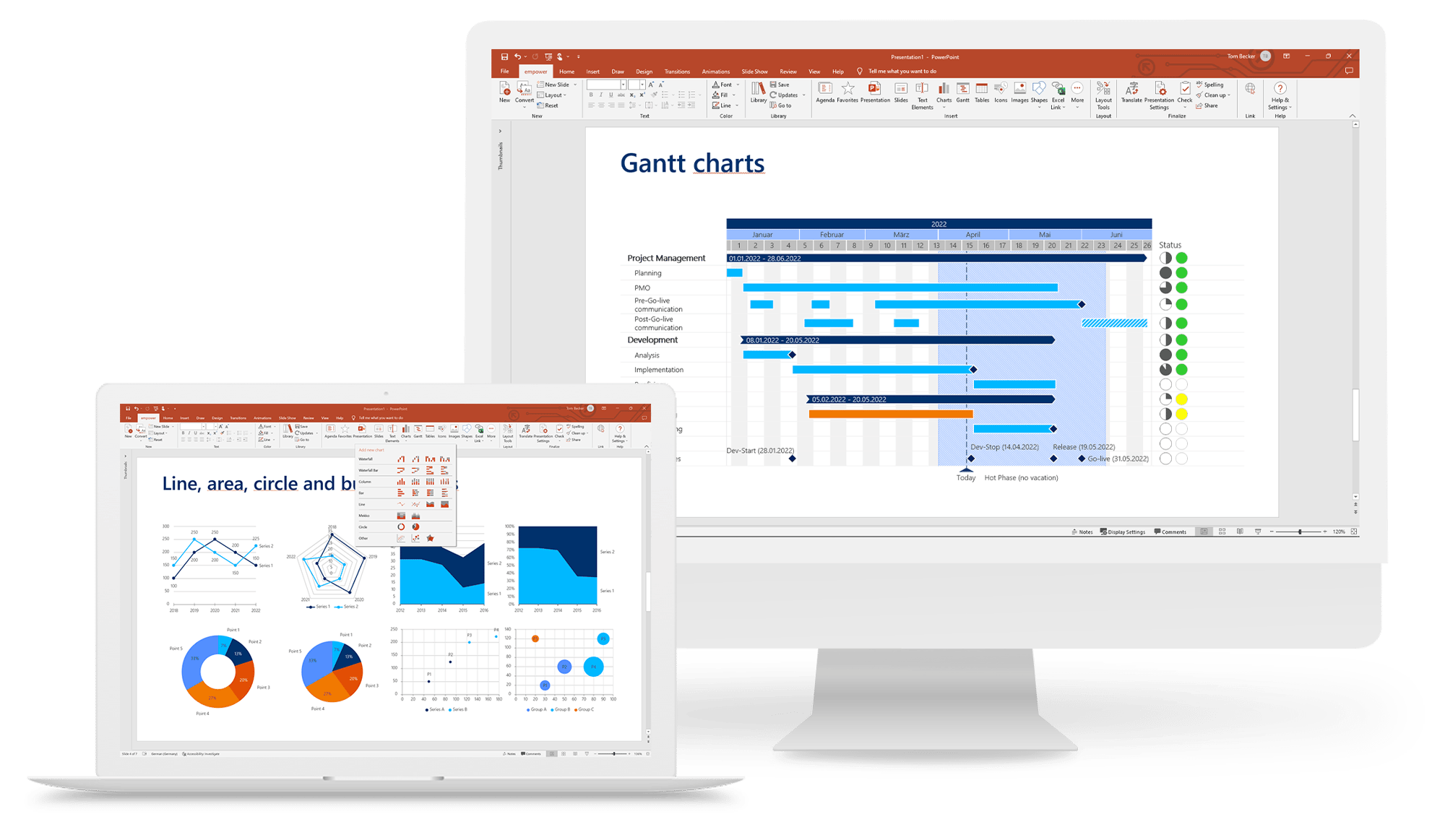 Modern PowerPoint charting – Why businesses choose empower® Chart Creation
