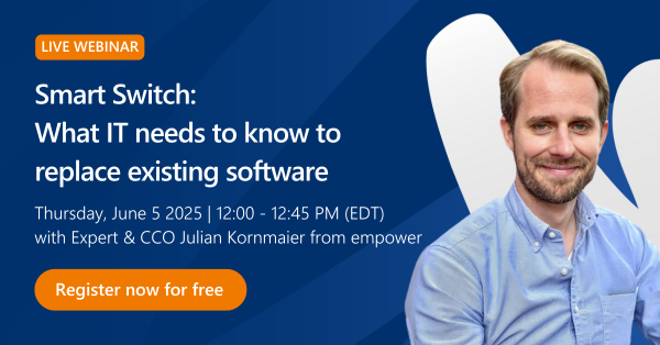 Smart Switch: What IT needs to know to replace existing software
